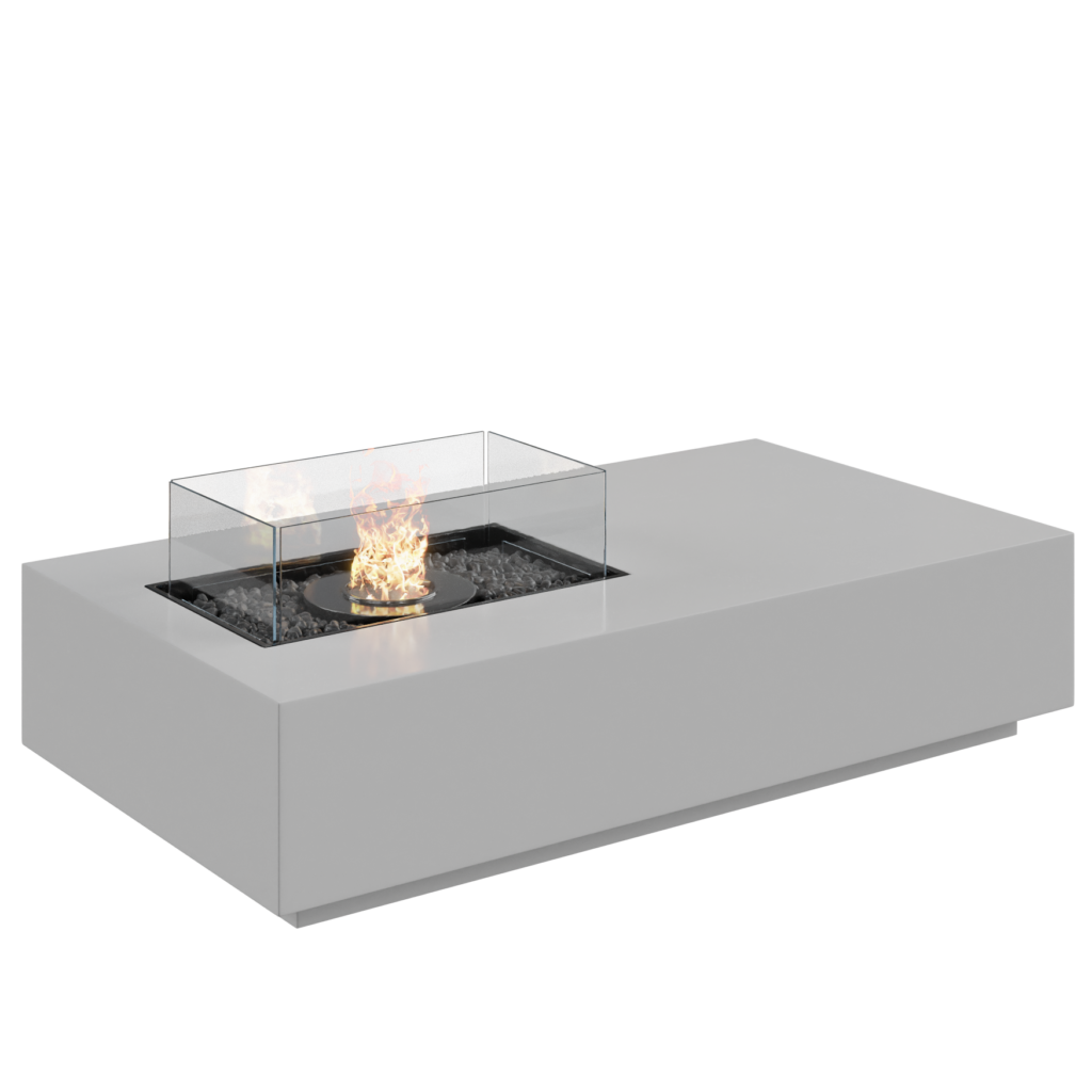 Square Outdoor Fireplace 02 • iMeshh - 3D Model for Blender 4.0+