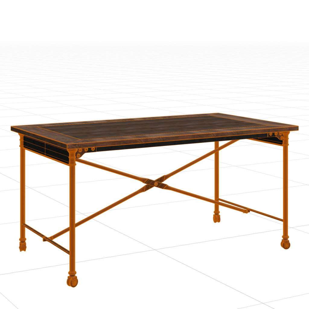 Industrial Office Desk 01 • iMeshh - 3D Model for Blender 4.0+