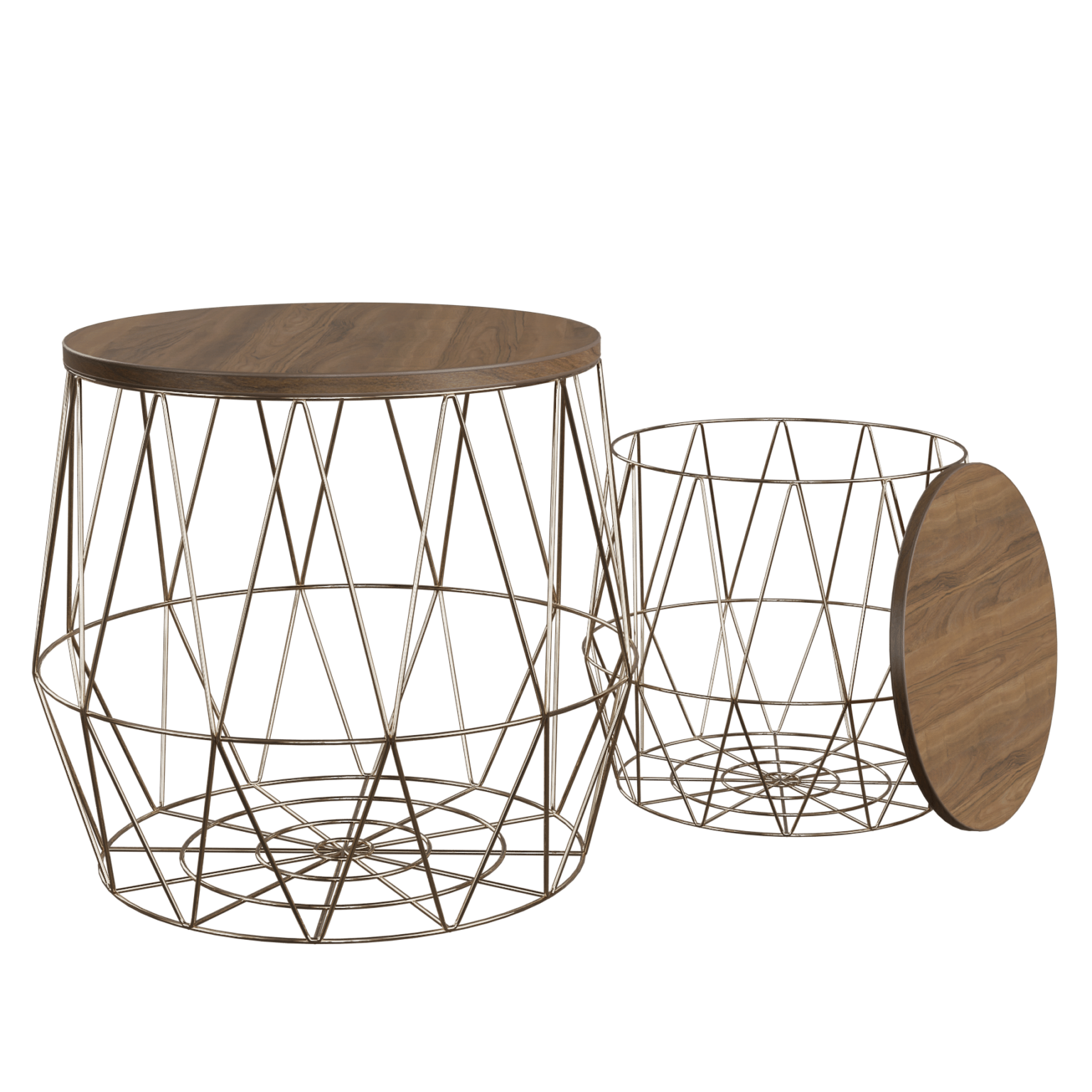 Stone Glass Coffee Tables 01 • iMeshh - 3D Model for Blender 4.0+