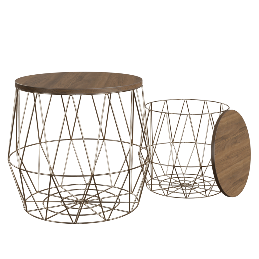 Wire Coffee Table 01 • iMeshh - 3D Model for Blender 4.0+