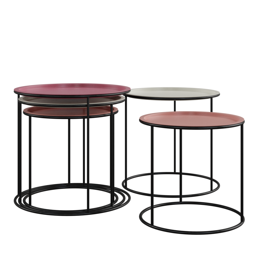 Stone Glass Coffee Tables 01 • iMeshh - 3D Model for Blender 4.0+