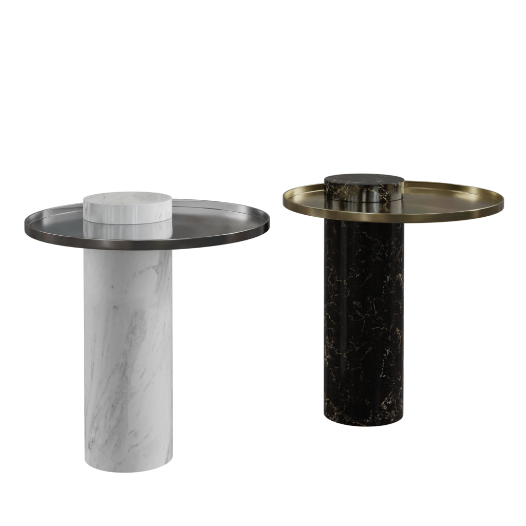 Marble Coffee Tables 02 • iMeshh - 3D Model for Blender 4.0+
