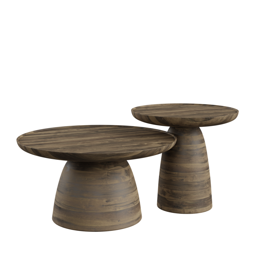 Round Stone Coffee Table 01 • iMeshh - 3D Model for Blender 4.0+