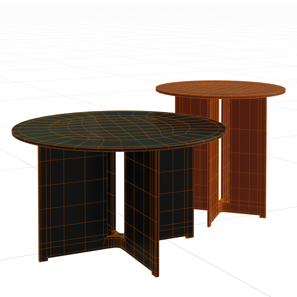 Coffee Table Set 02 • iMeshh - 3D Model for Blender 4.0+