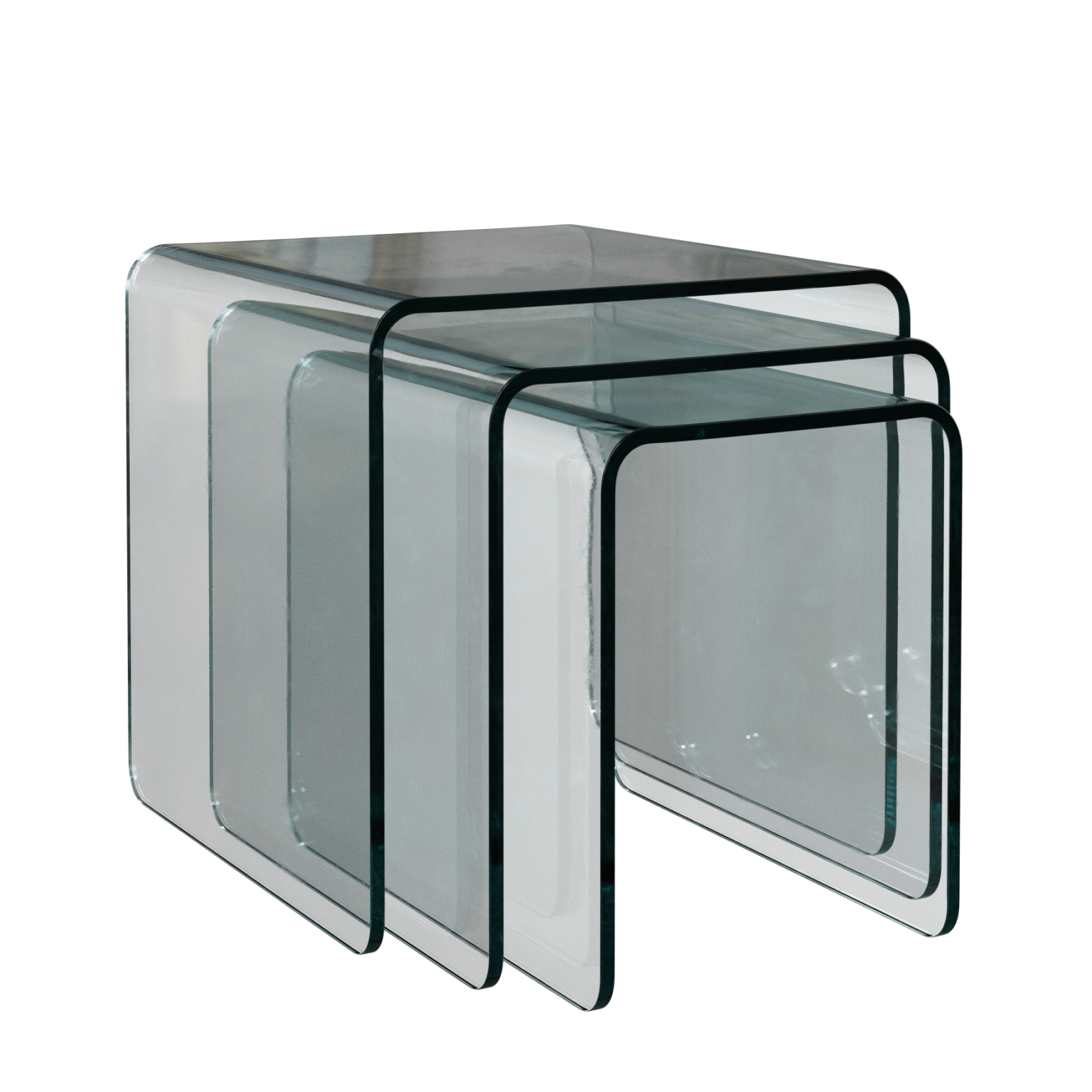 Stone Glass Coffee Tables 01 • iMeshh - 3D Model for Blender 4.0+