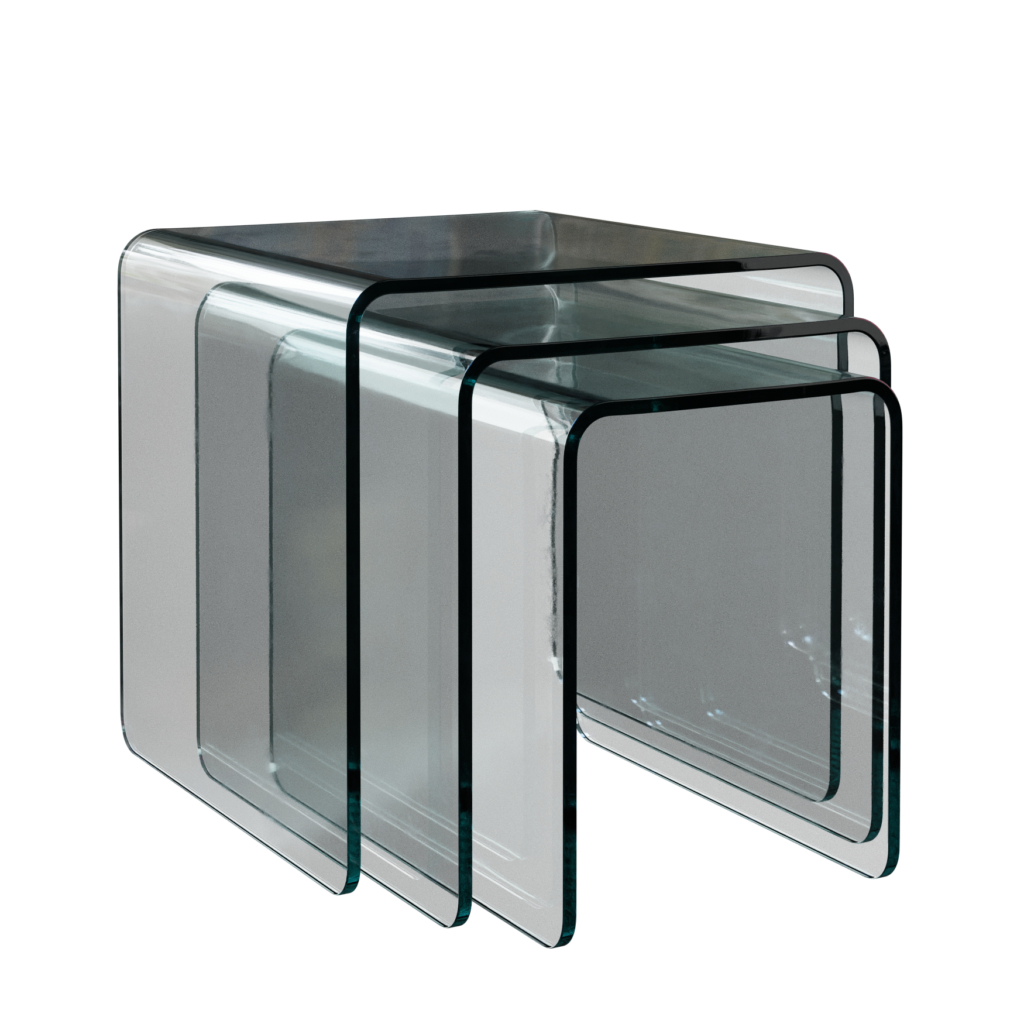 Stone Glass Coffee Tables 01 • iMeshh - 3D Model for Blender 4.0+