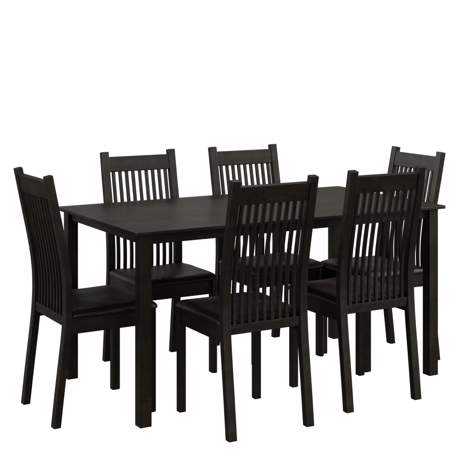 Wood Table Dining Set 02 • iMeshh - 3D Model for Blender 4.0+