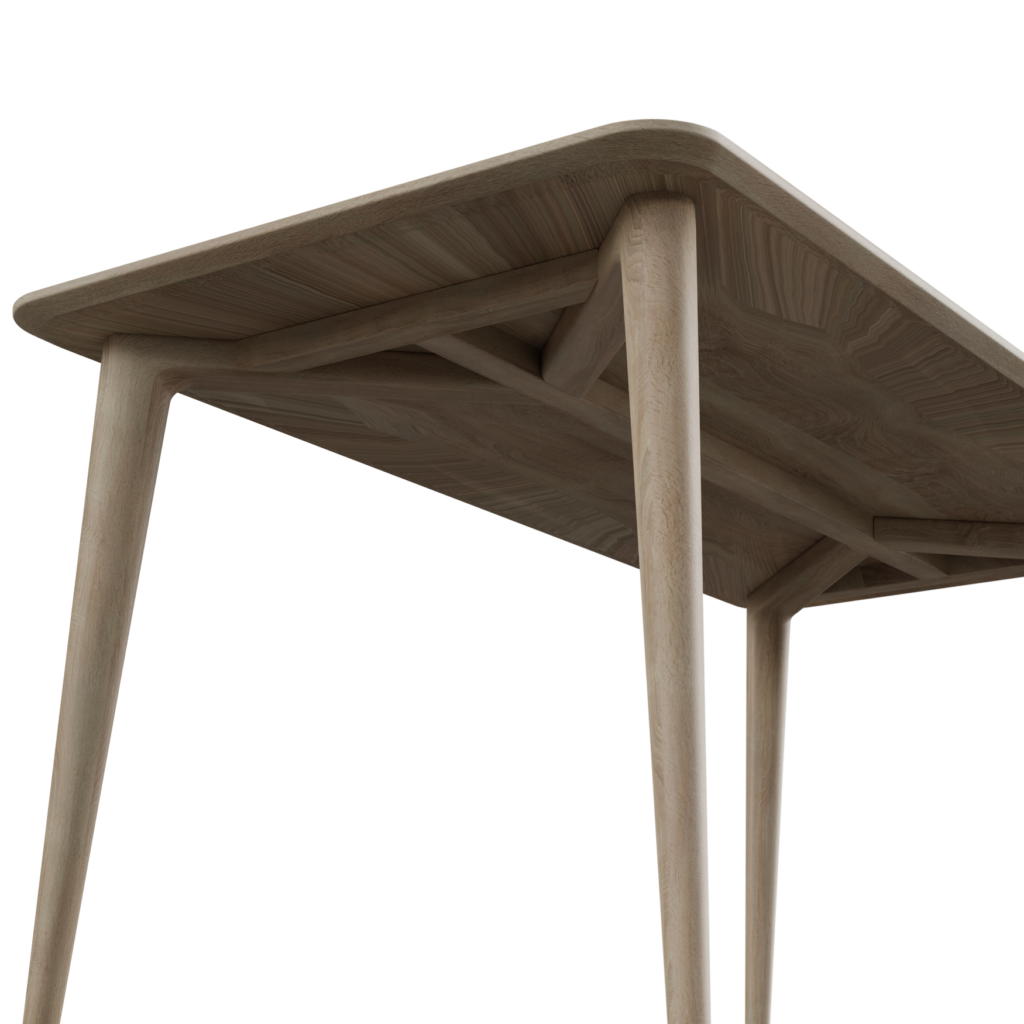 Wooden Dining Table 02 • iMeshh - 3D Model for Blender 4.0+