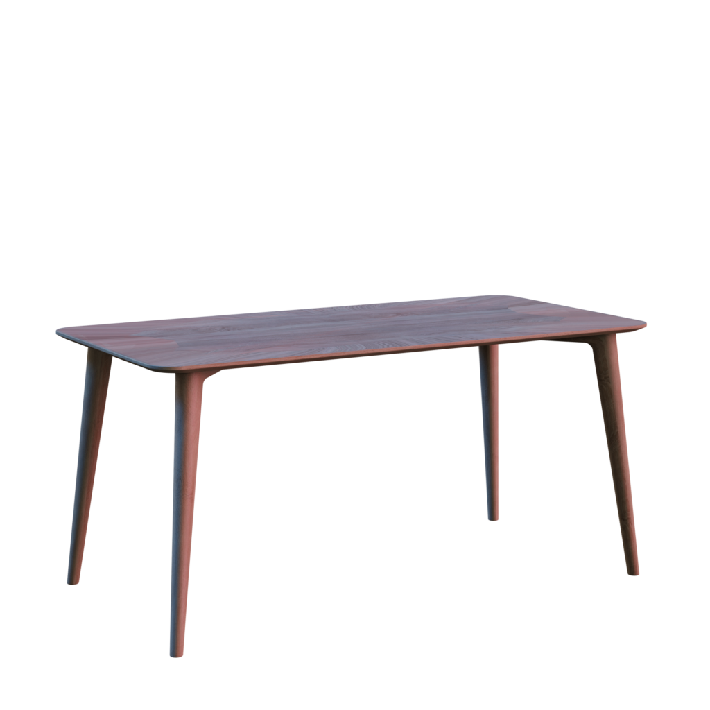Wooden Dining Table 02 • iMeshh - 3D Model for Blender 4.0+