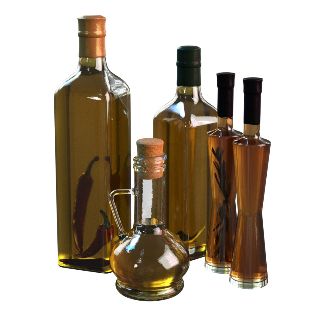 Cooking Oils 01 • iMeshh - 3D Model for Blender 4.0+