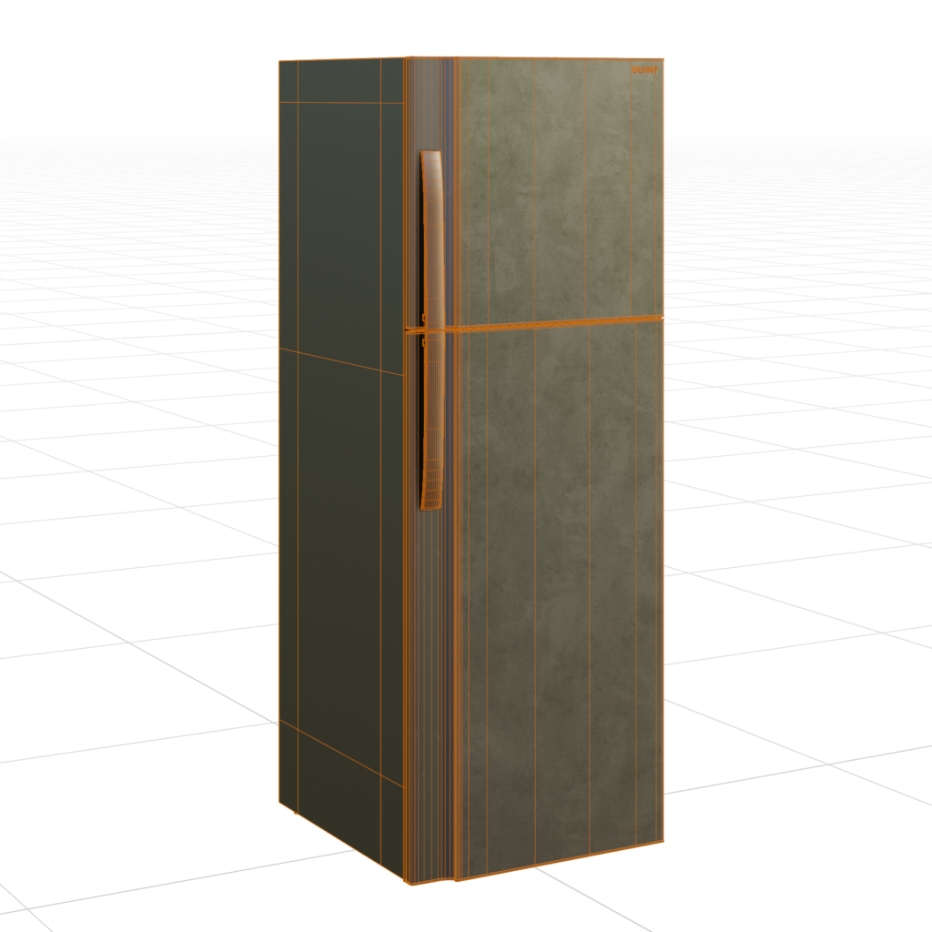 Standard Fridge 01 • iMeshh - 3D Model for Blender 4.0+