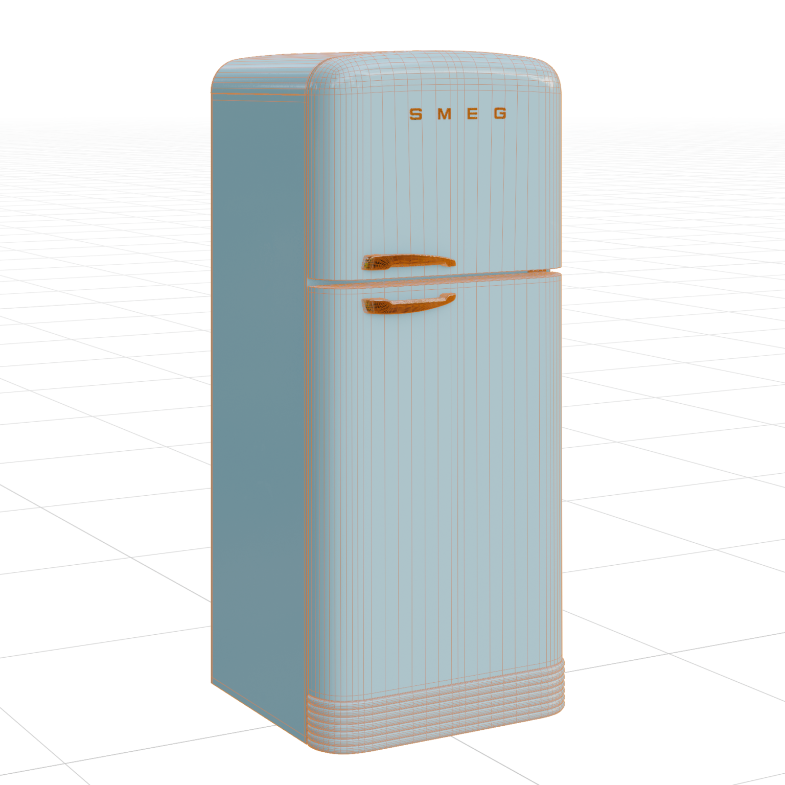 Classic Fridge 01 • iMeshh - 3D Model for Blender 4.0+