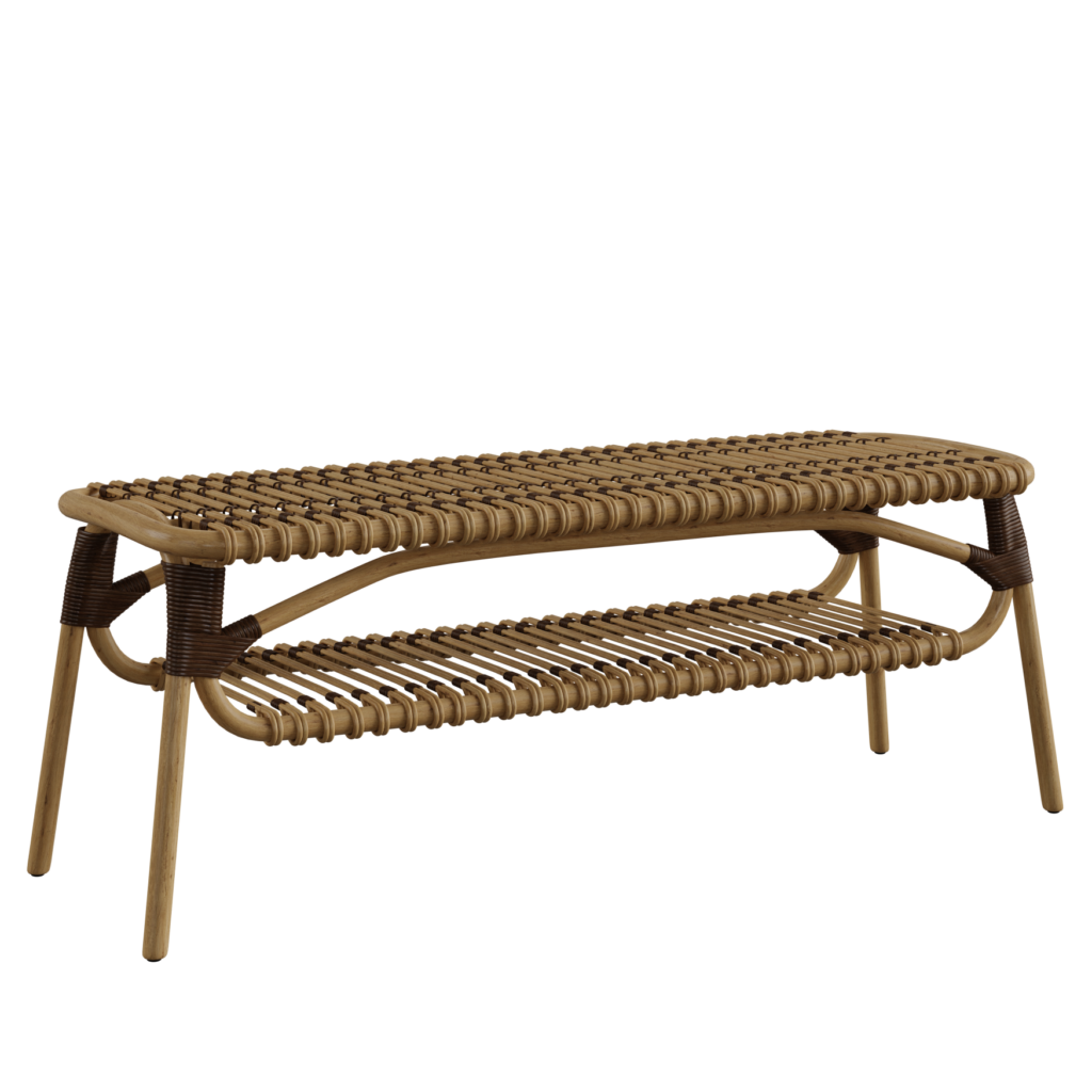 Rattan Bench 01 • iMeshh - 3D Model for Blender 4.0+