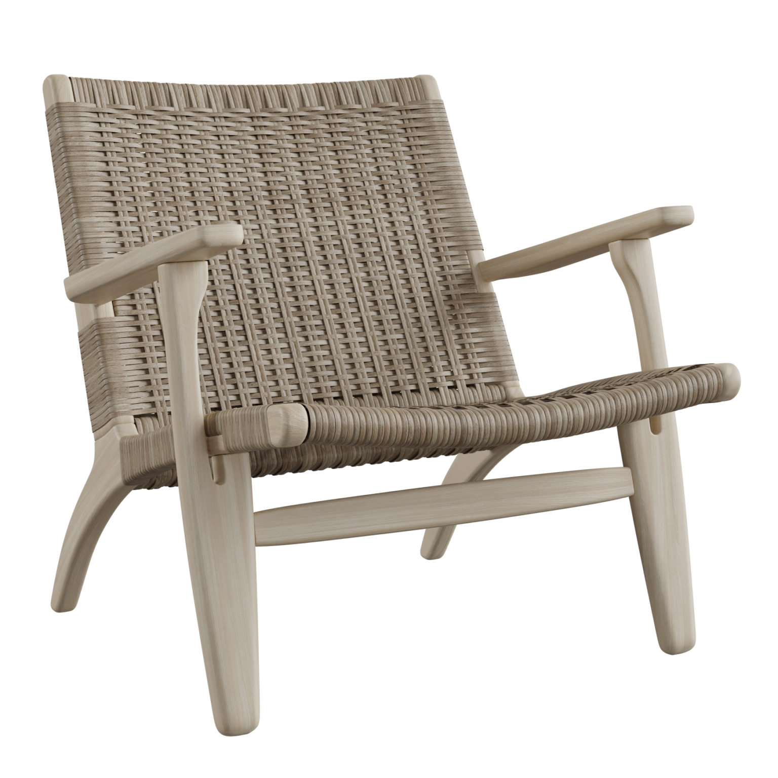 Wicker Lounge Chair 03 • iMeshh - 3D Model for Blender 4.0+
