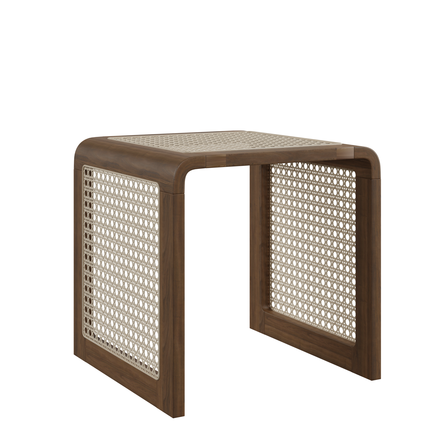 Wicker Weave Stool 01 • iMeshh - 3D Model for Blender 4.0+