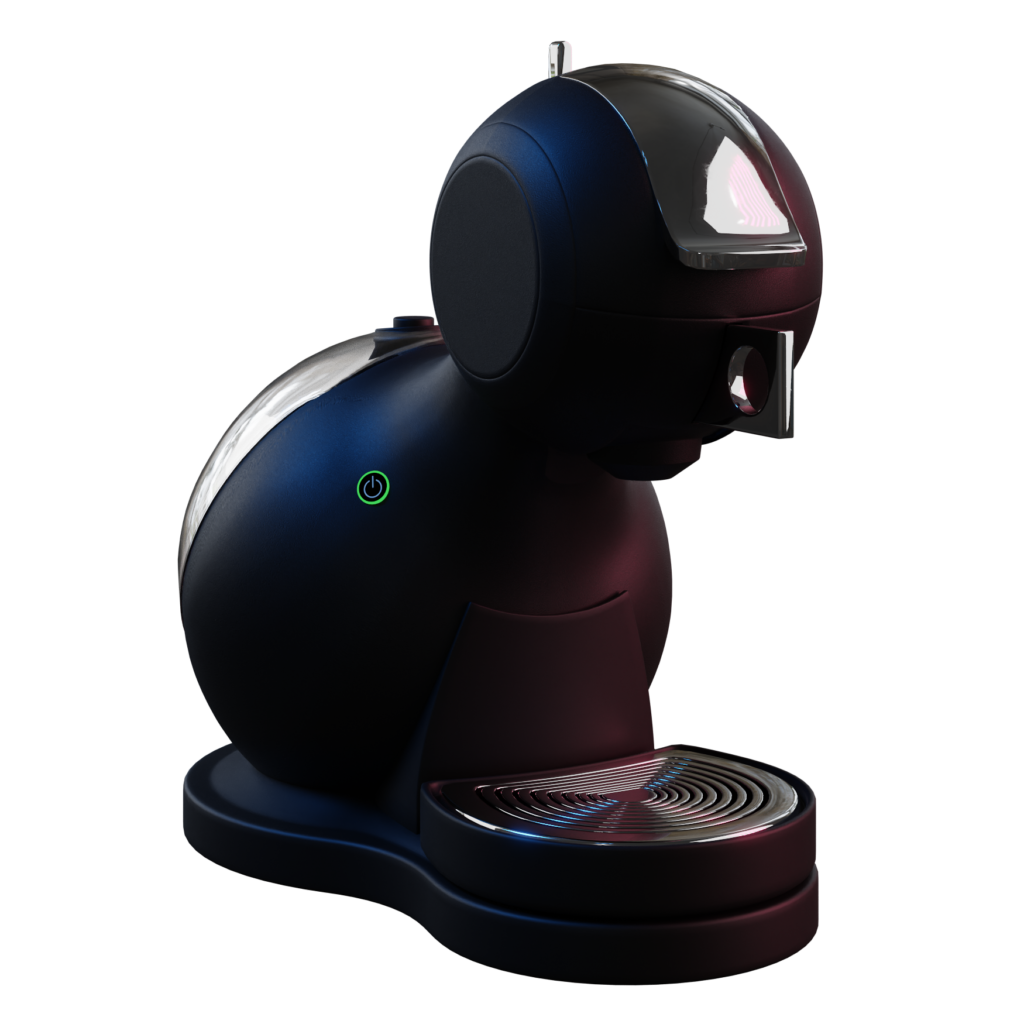Round Coffee Machine 01 • iMeshh - 3D Model for Blender 4.0+