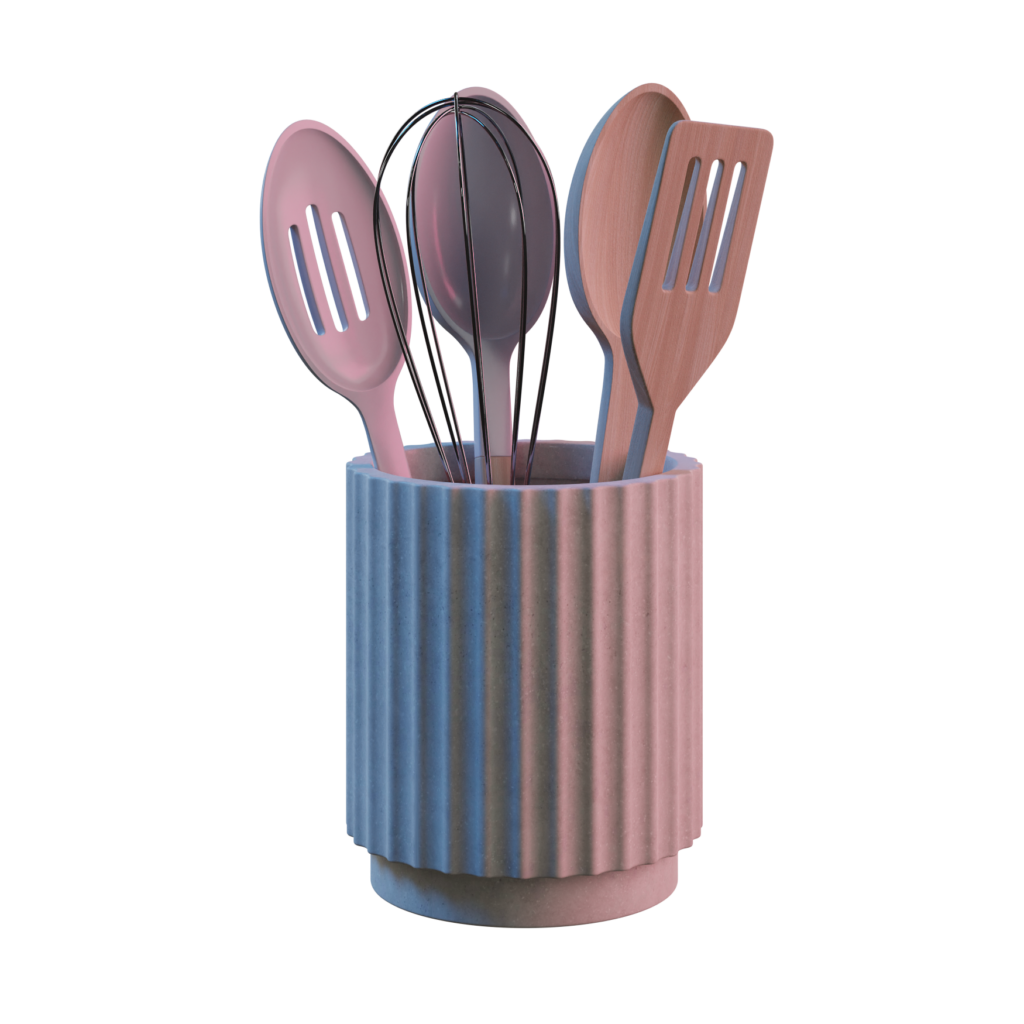 White Kitchen Utensils 01 • iMeshh - 3D Model for Blender 4.0+