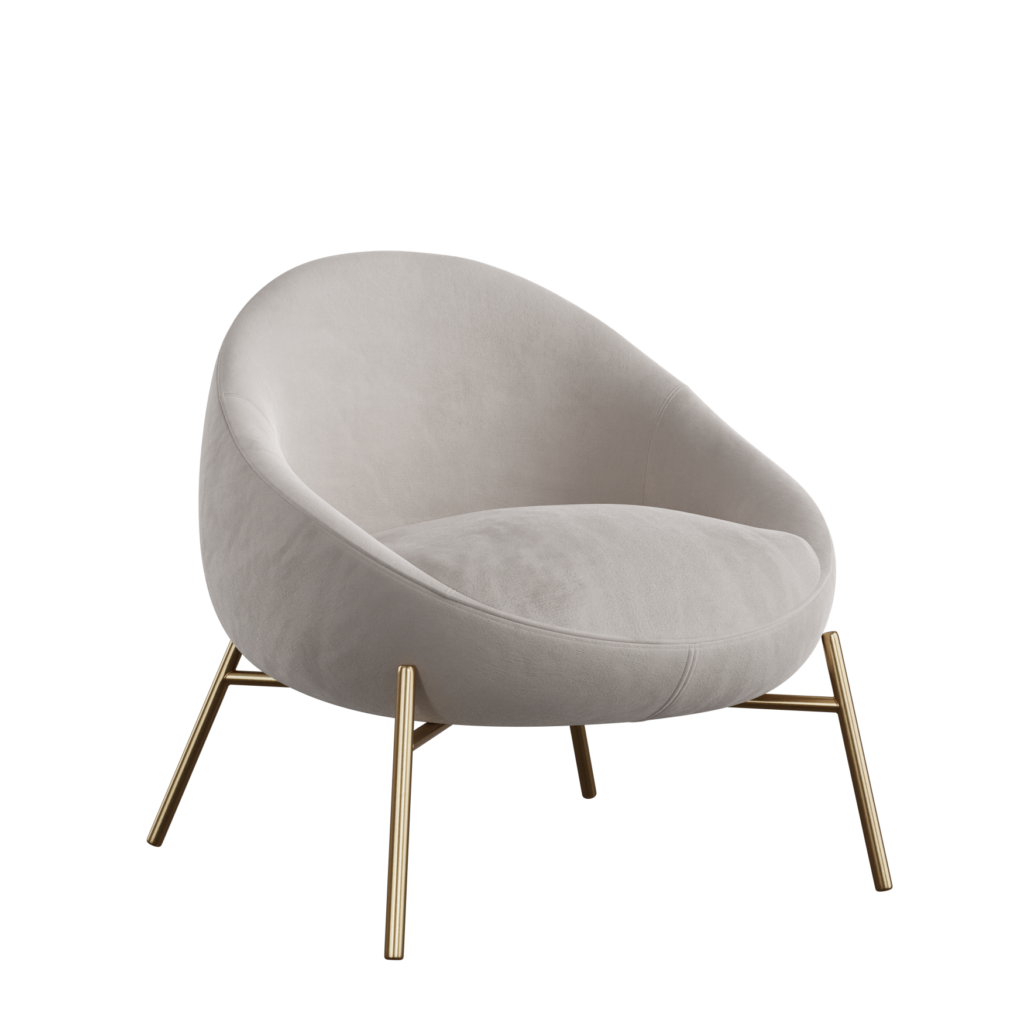 Soft Fabric Lounge Chair 01 • iMeshh - 3D Model for Blender 4.0+