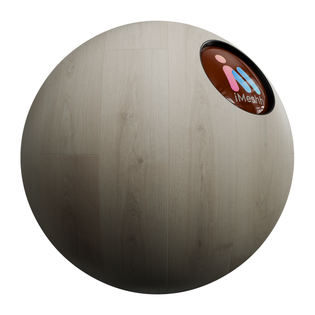 Oak Elton White Wood Floor Shader Generator • iMeshh - 3D Model for ...