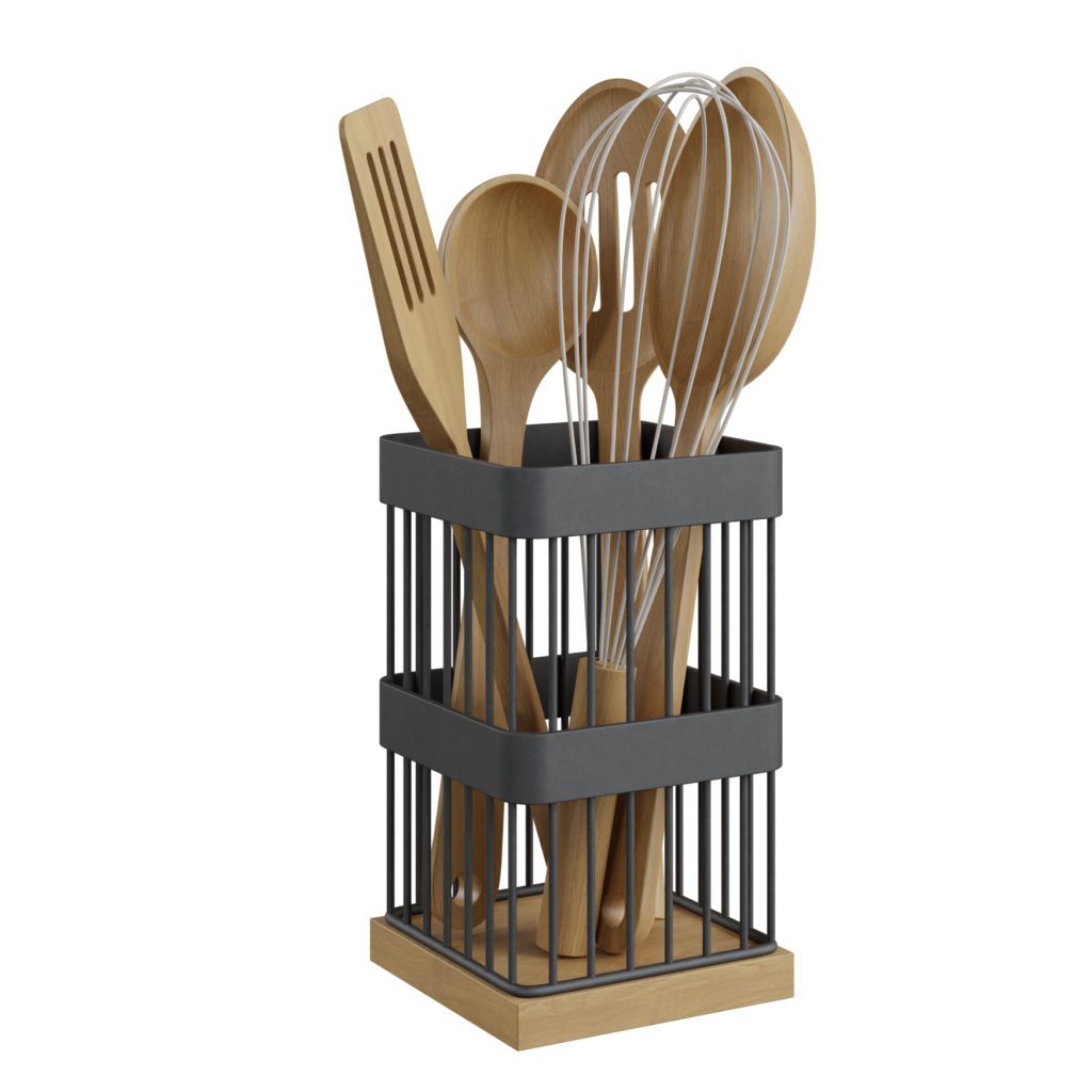 Wire Kitchen Utensils 02 • iMeshh - 3D Model for Blender 4.0+