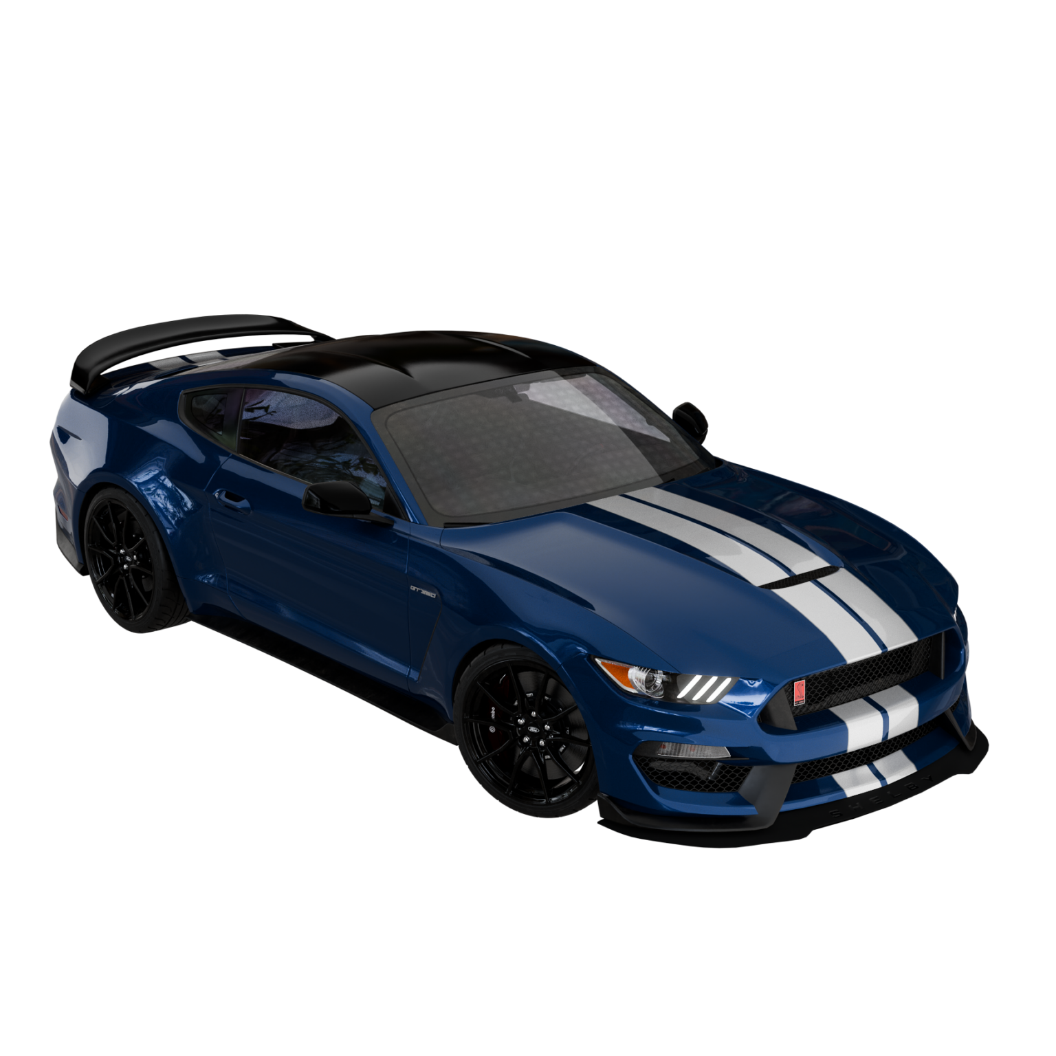 Ford Mustang Shelby GT350 2020 • iMeshh - 3D Model for Blender 4.0+