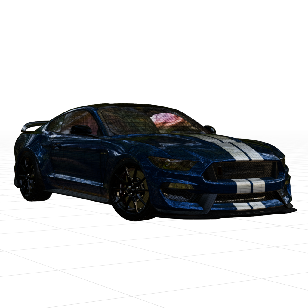 Ford Mustang Shelby GT350 2020 • iMeshh - 3D Model for Blender 4.0+