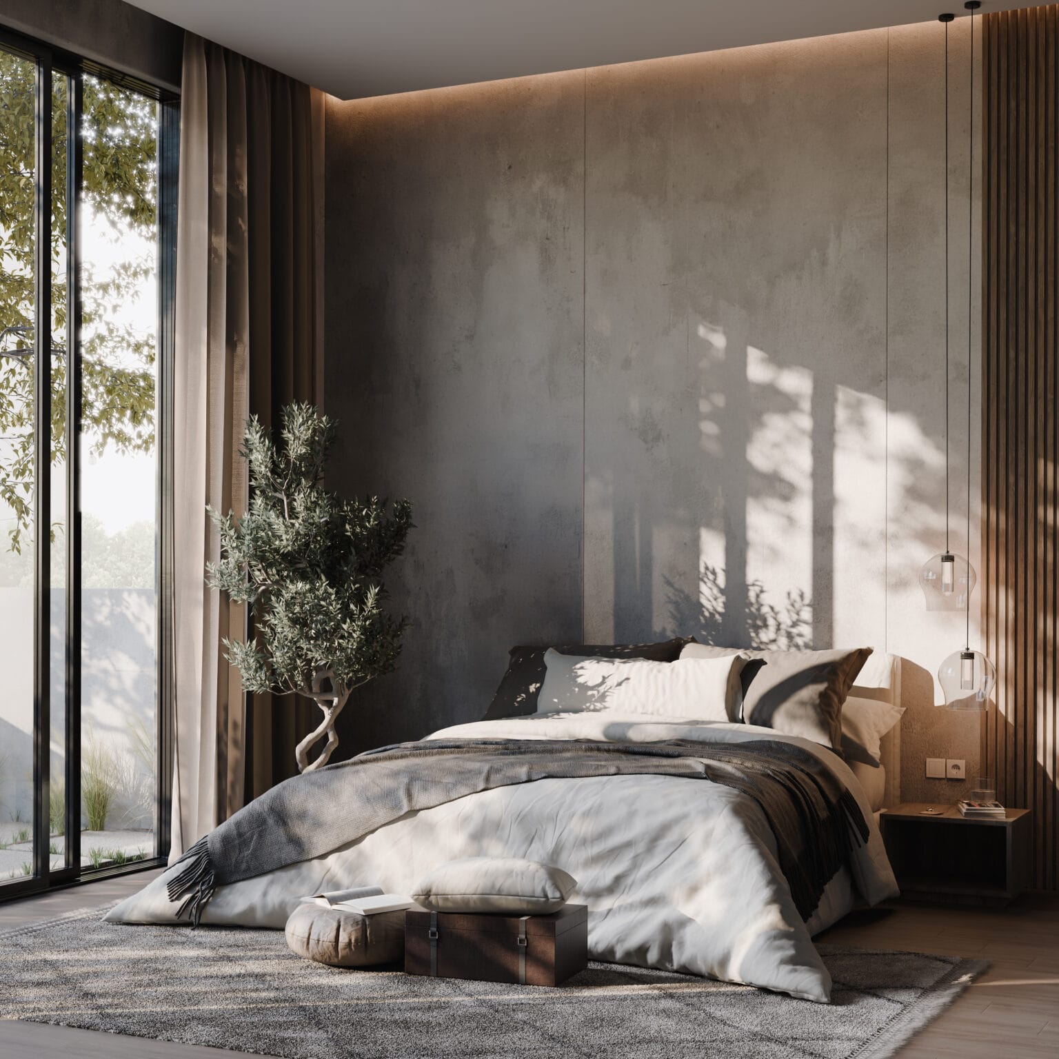 Full Animated Windy Bedroom Scene 01 • iMeshh - 3D Model for Blender 4.0+