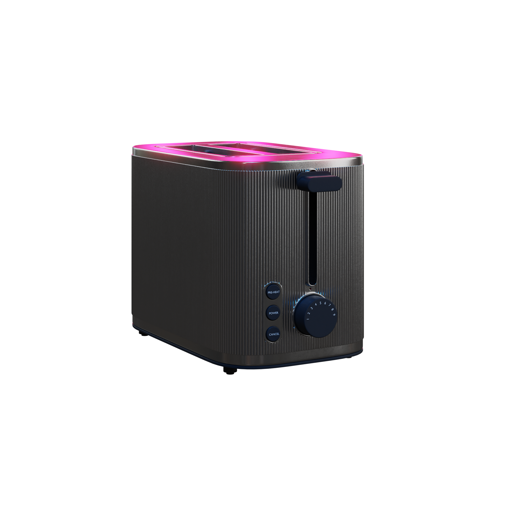 Ribbed Toaster 01 • iMeshh - 3D Model for Blender 4.0+