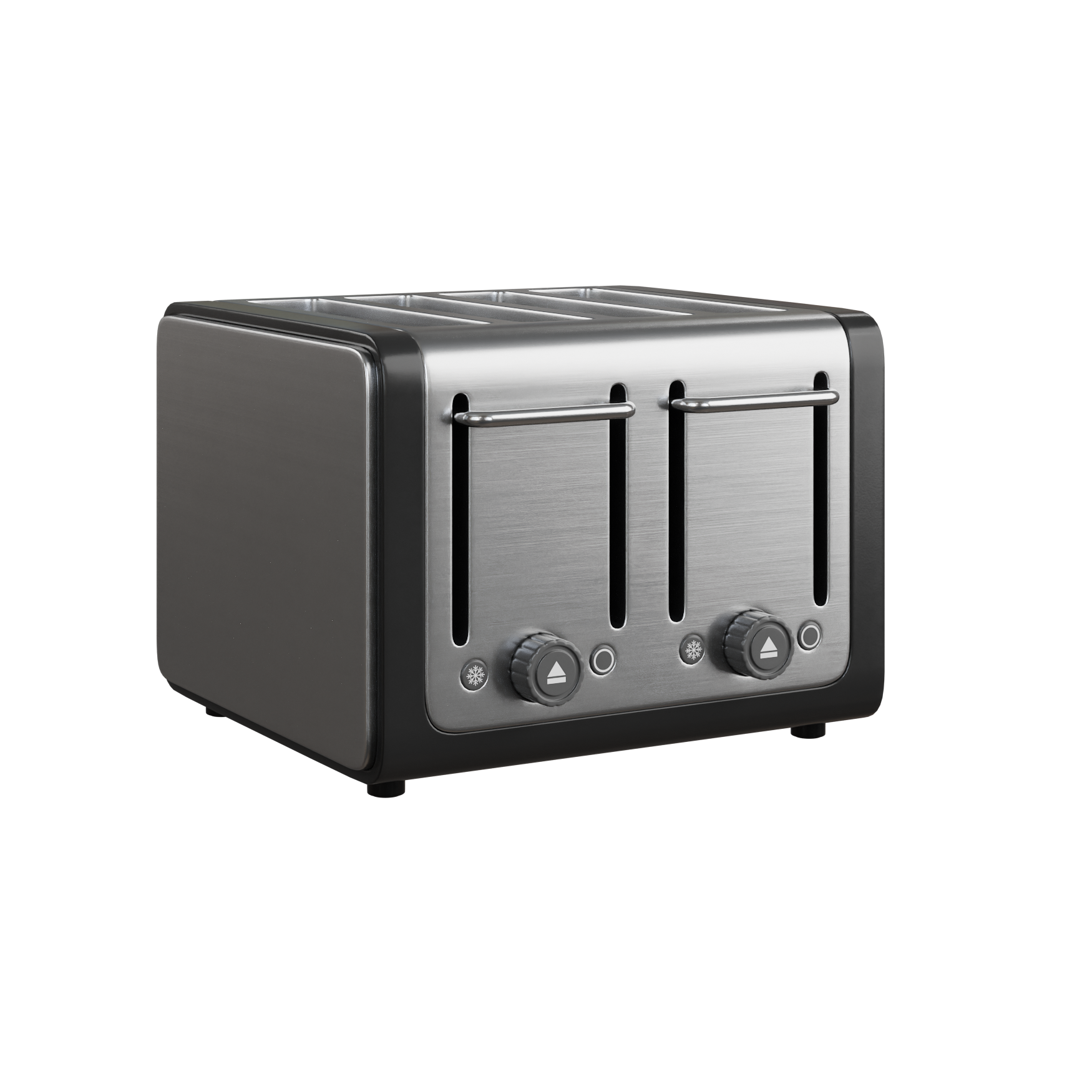 Stainless Toaster 01 • iMeshh - 3D Model for Blender 4.0+