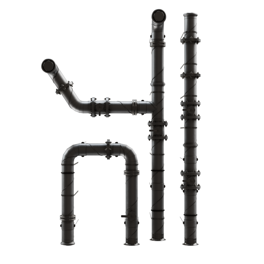 Ceiling Pipes 01 • iMeshh - 3D Model for Blender 4.0+