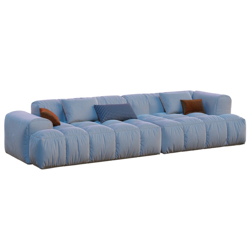 Soft Block Sofa 03 • iMeshh - 3D Model for Blender 4.0+