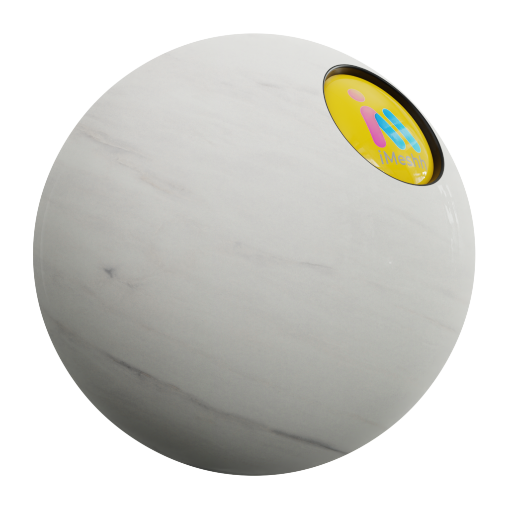 Marble Levanto White Worktop • iMeshh - 3D Model for Blender 4.0+