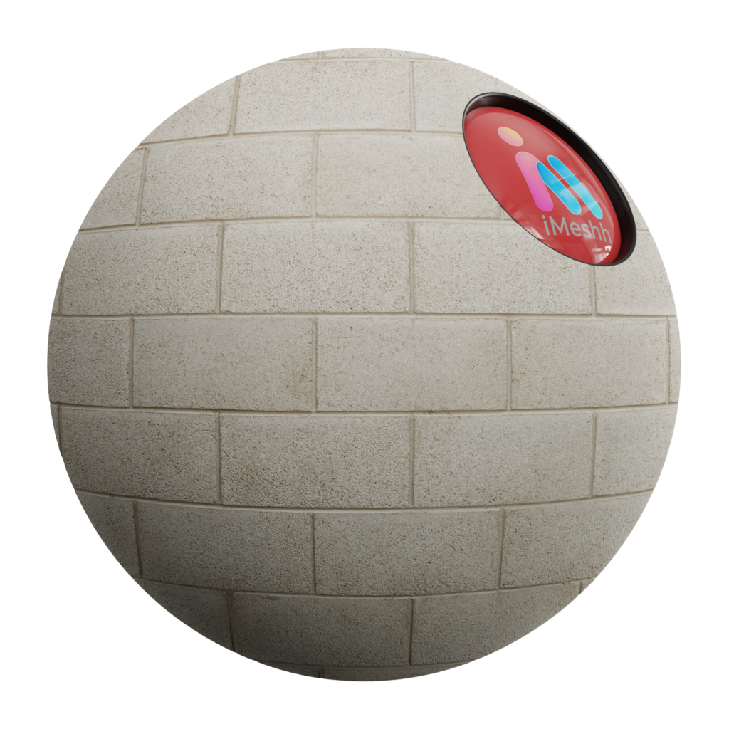 Grey Block Stone Bricks 03 for Blender 3D • iMeshh 3D Library