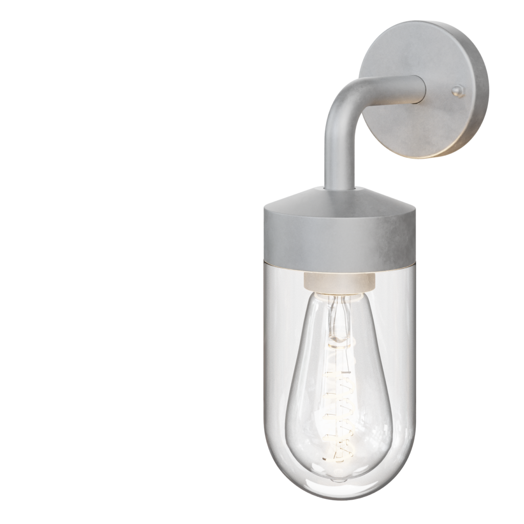 Glass Bulb Outdoor Wall Light 01 • iMeshh - 3D Model for Blender 4.0+