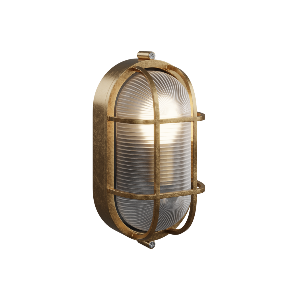Caged Outdoor Wall Light 01 • iMeshh - 3D Model for Blender 4.0+