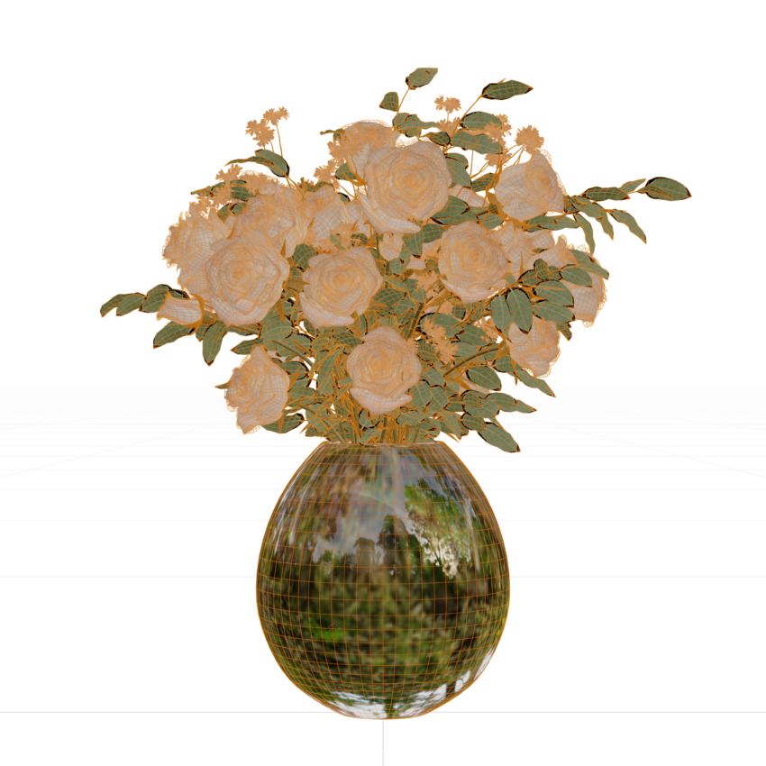 Rose Bouquet 01 • iMeshh - 3D Model for Blender 4.0+