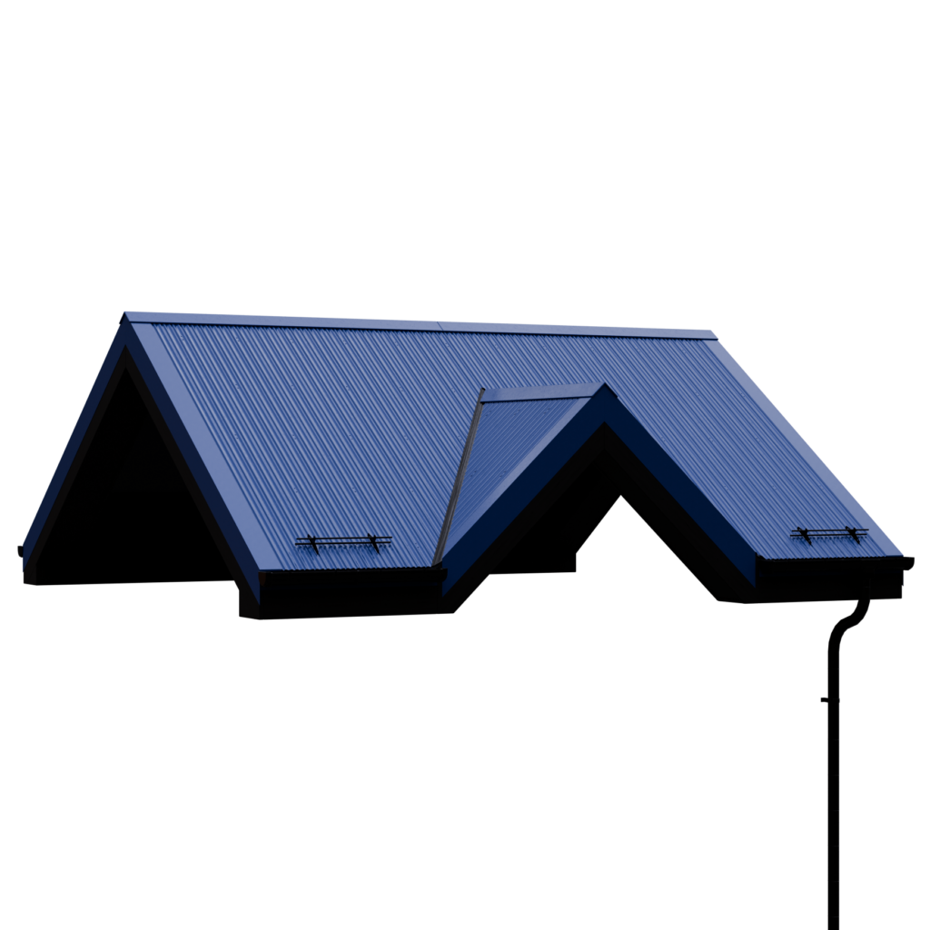 Metal Roof Geometry Nodes 02 • iMeshh - 3D Model for Blender 4.0+