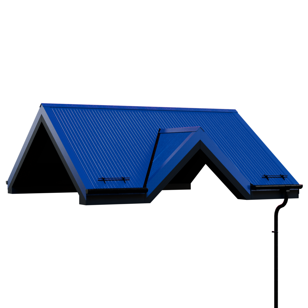 Metal Roof Geometry Nodes 02 • iMeshh - 3D Model for Blender 4.0+