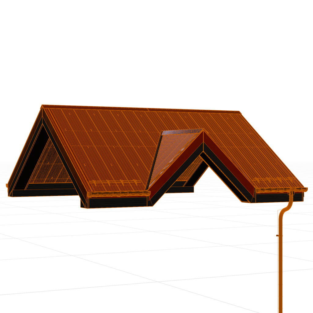 Metal Roof Geometry Nodes 03 • iMeshh - 3D Model for Blender 4.0+
