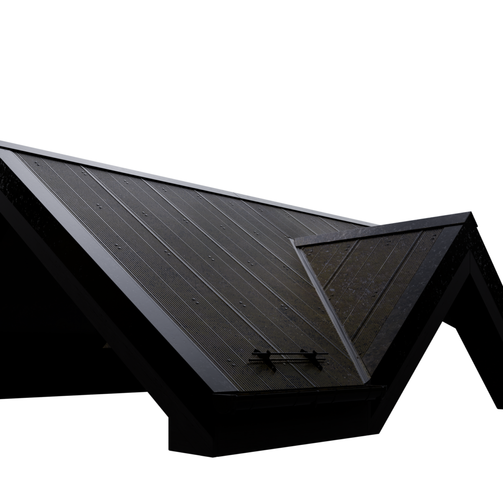Metal Roof Geometry Nodes 09 • iMeshh - 3D Model for Blender 4.0+