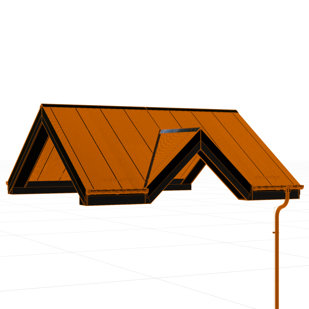 Metal Roof Geometry Nodes 09 • iMeshh - 3D Model for Blender 4.0+