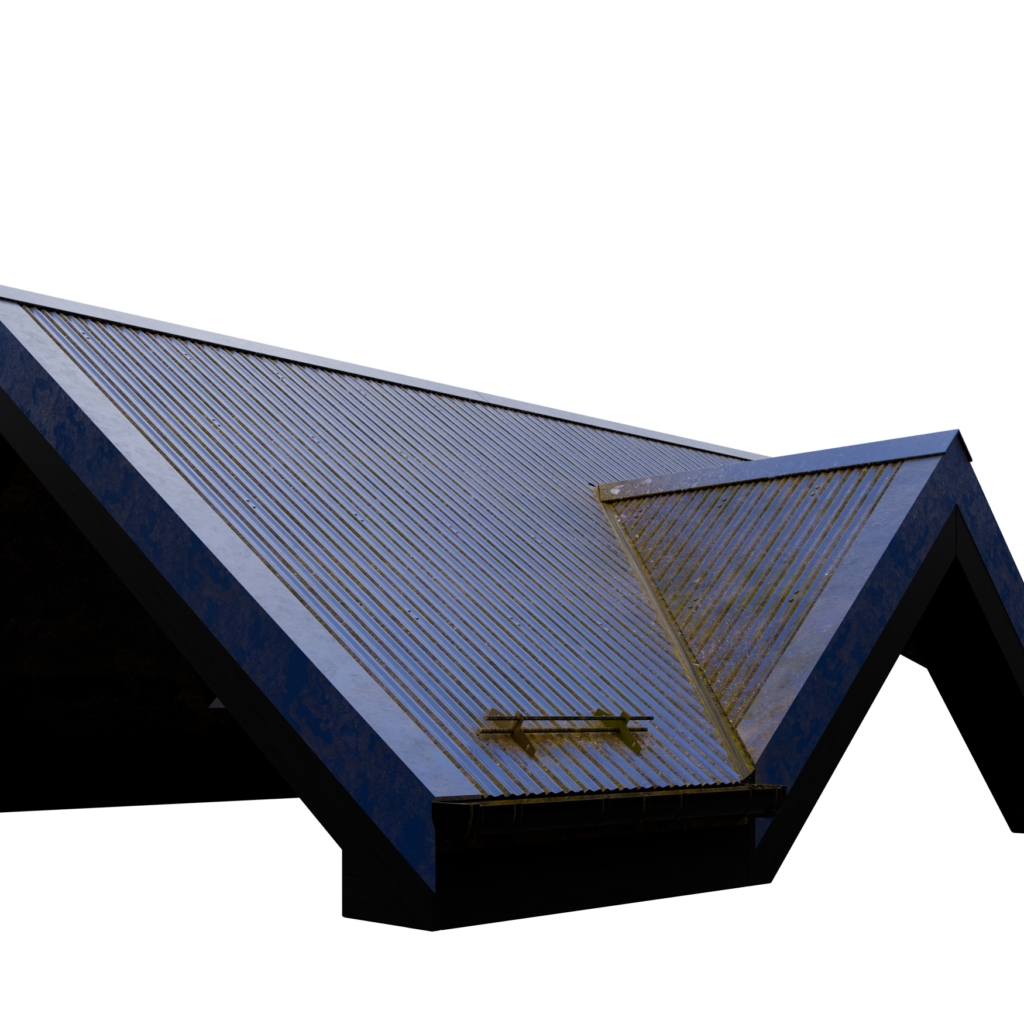 Metal Roof Geometry Nodes 02 • iMeshh - 3D Model for Blender 4.0+