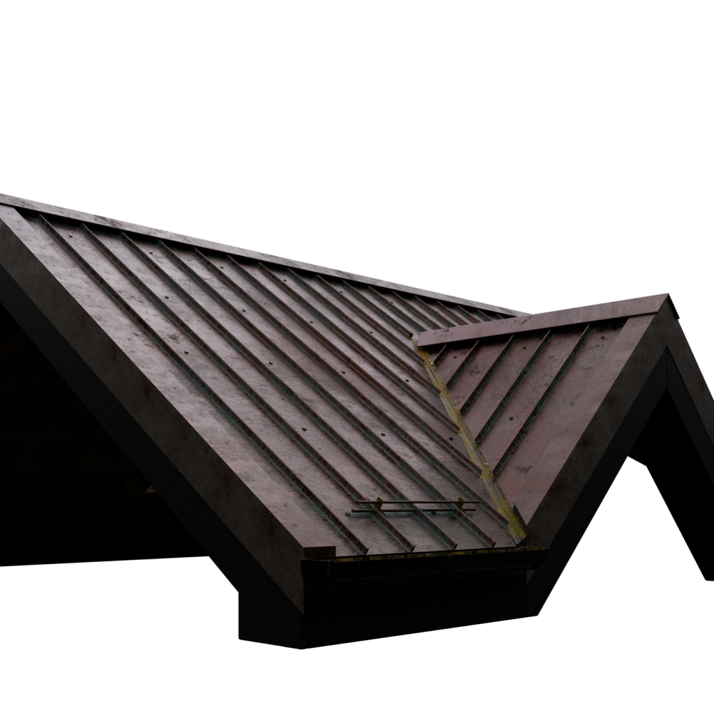 Metal Roof Geometry Nodes 06 • iMeshh - 3D Model for Blender 4.0+
