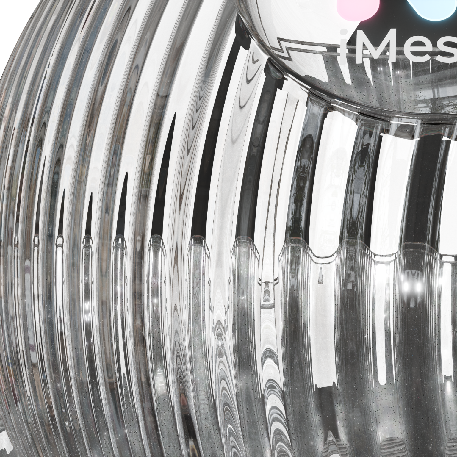 Fluted Glass Preset 01 • iMeshh - 3D Model for Blender 4.0+