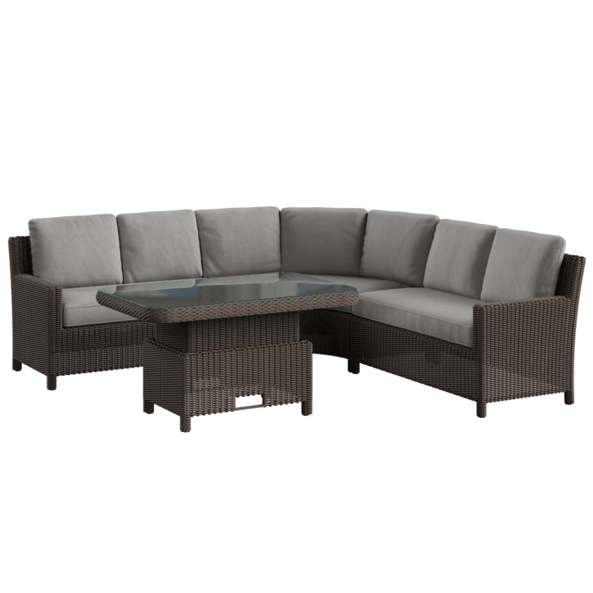 Rattan Sofa Set 02 • iMeshh - 3D Model for Blender 4.0+