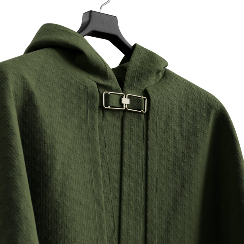Green Cloak 01 • iMeshh - 3D Model for Blender 4.0+