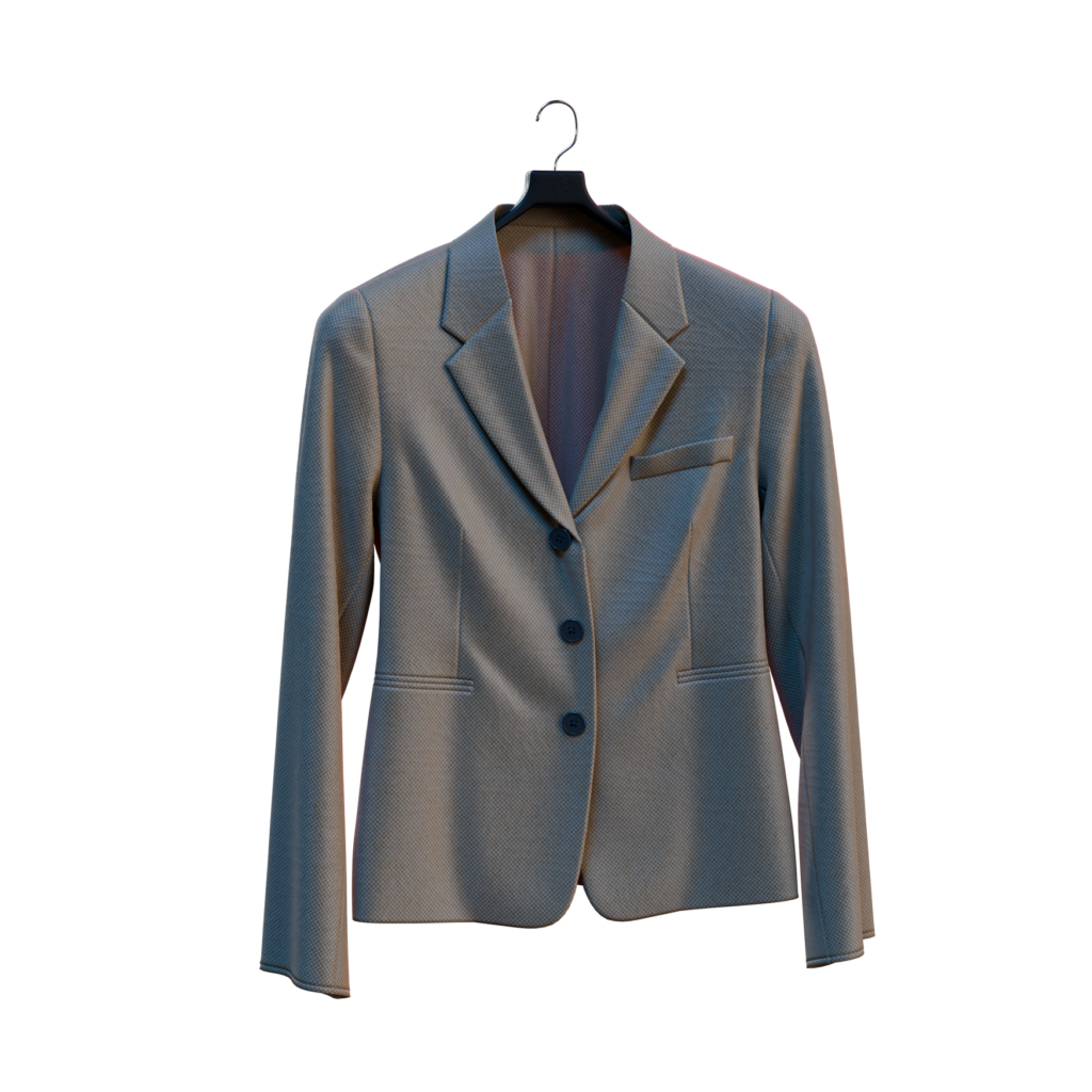 Hanging Female Blazer 01 • iMeshh - 3D Model for Blender 4.0+