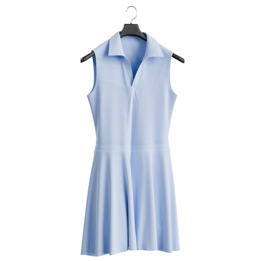 Hanging Collar Dress 01 • iMeshh - 3D Model for Blender 4.0+