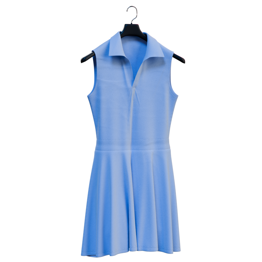 Hanging Collar Dress 01 • iMeshh - 3D Model for Blender 4.0+
