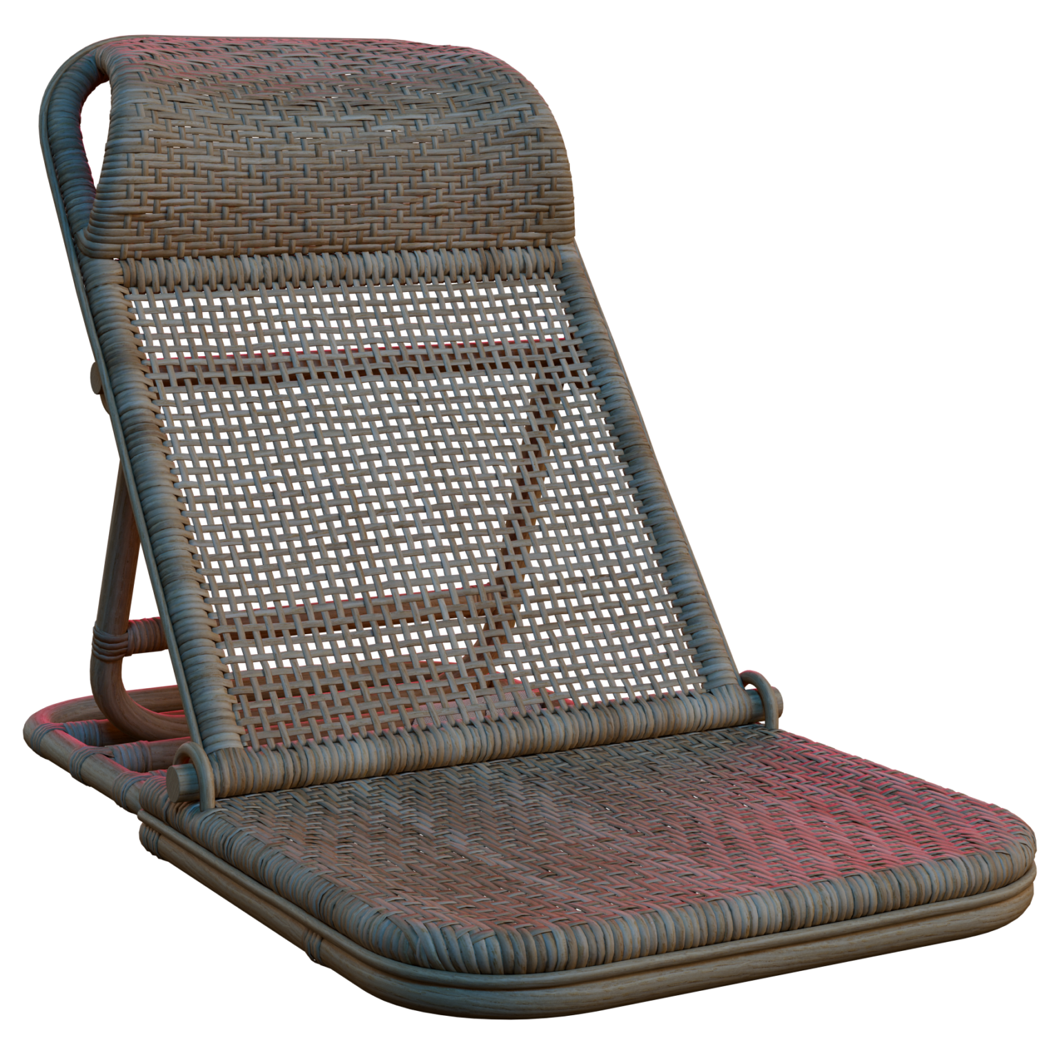 Rattan Beach Chair 01 • iMeshh - 3D Model for Blender 4.0+